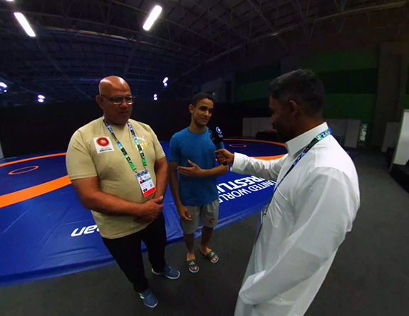 Interview with Egypt Gold Medalist | VUZ 360° Teleporter App