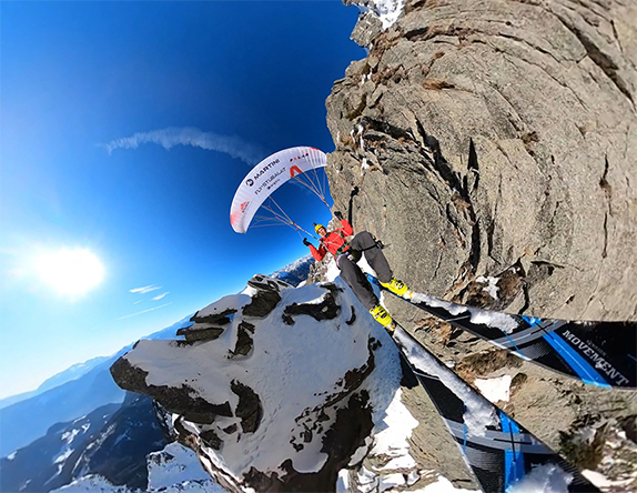 Proximity Paragliding Flight | VUZ 360° Teleporter App