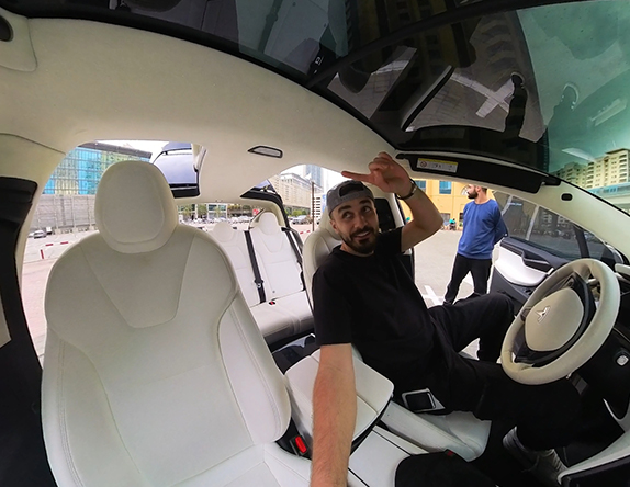 My new car’s SECRET features! | VUZ 360° Teleporter App