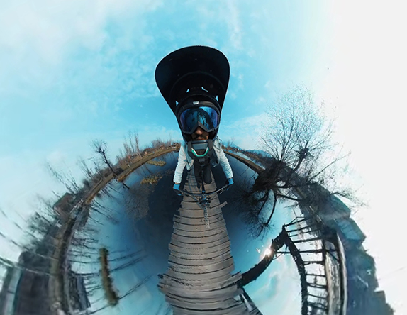 Morning Trail Through Historic Dal Lake | VUZ 360° Teleporter App