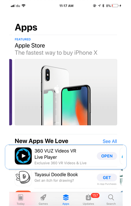 #1 VR Immersive Video Mobile App | VUZ 360° Teleporter App
